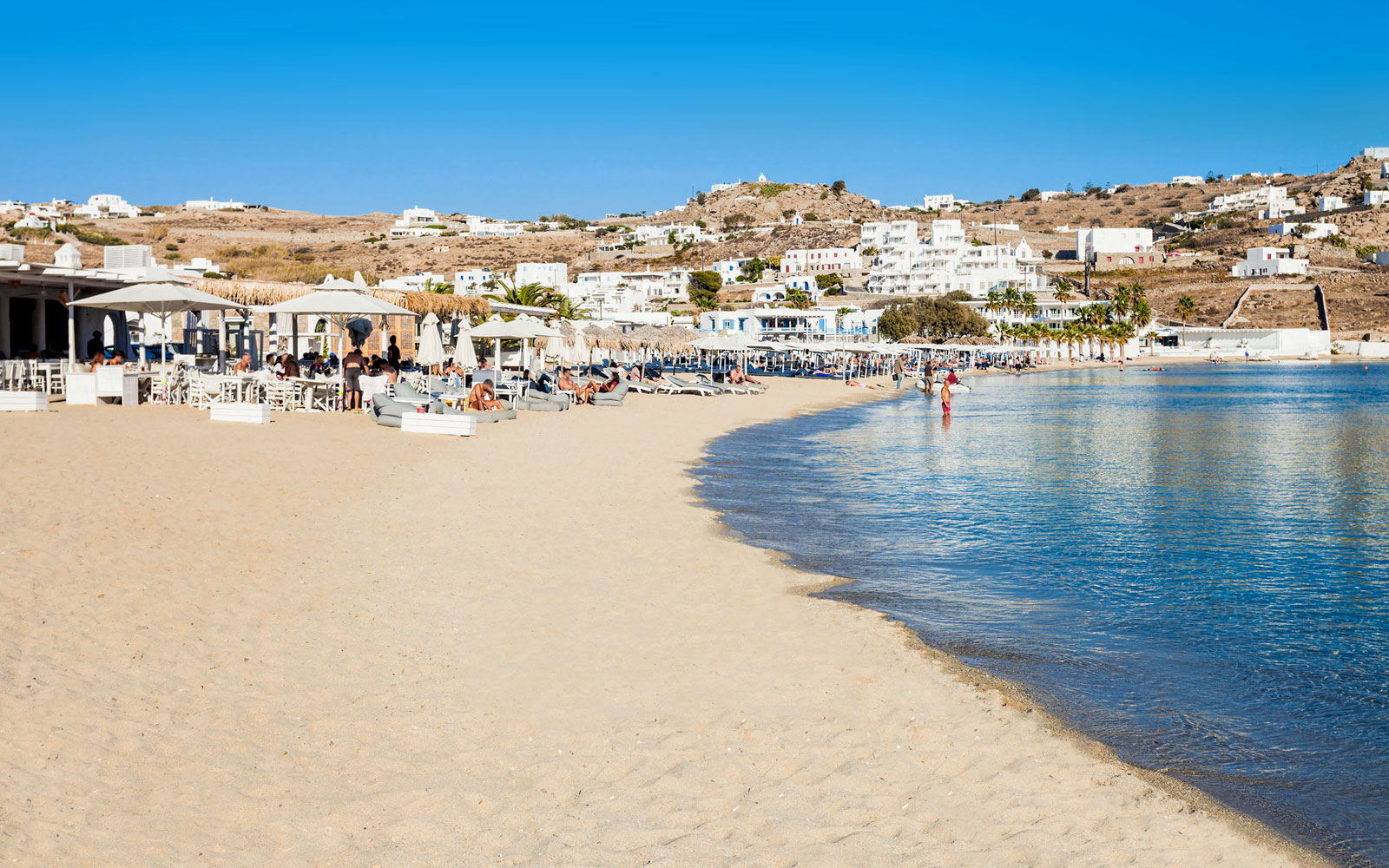 Ornos Beach / Mykonos / Greece // World Beach Guide